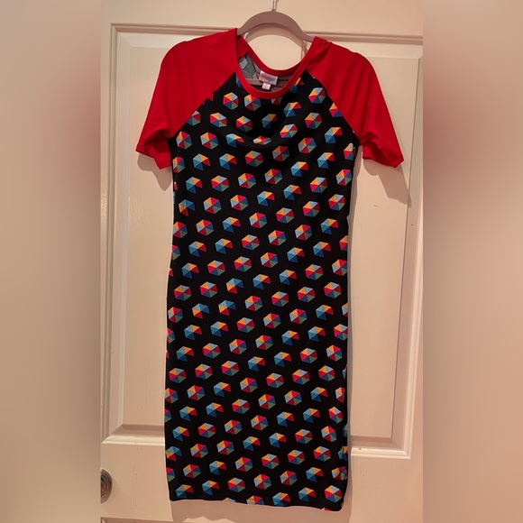 LuLaRoe | Dresses | Lularoe Julia Raglan Color Wheel Midi Dress | Poshmark